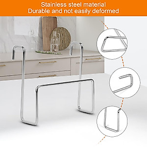 YiePhiot Crock Pot Lid Holder, Slow Cooker Lid Holder, Lid Pocket Slow Cooker Lid Holder, Stainless Steel Lid Holder, Make Sure the Lid Does Not Touch the Table Top(2 PACK)