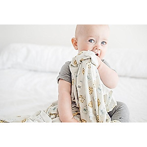 Copper Pearl Large Premium Knit Baby Swaddle Receiving Blanket Chip