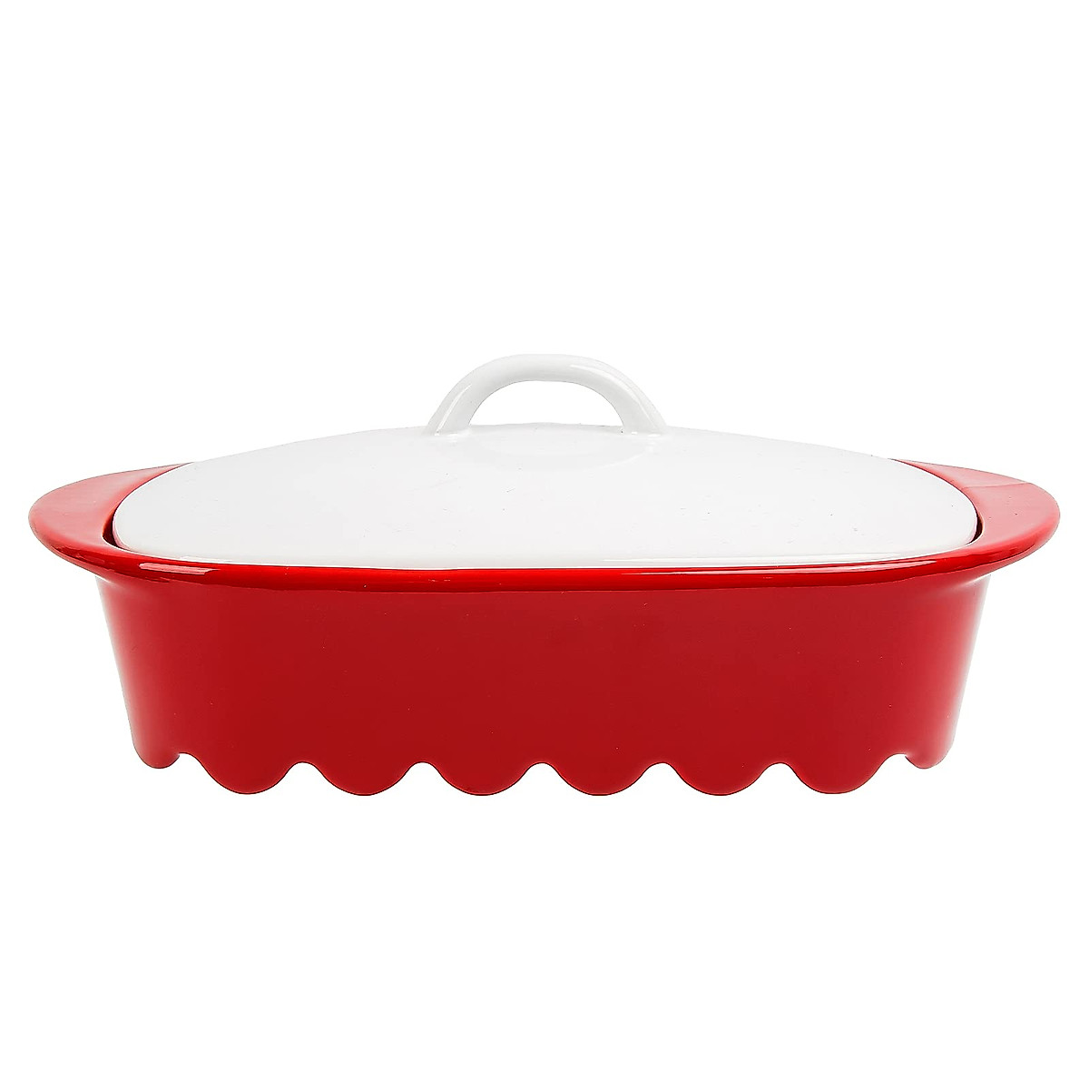 ZFJ Ceramic Microwave Bacon Maker with Lid-Bacon Tray for Microwave Cooking-Make Crispy Bacon in few Minutes