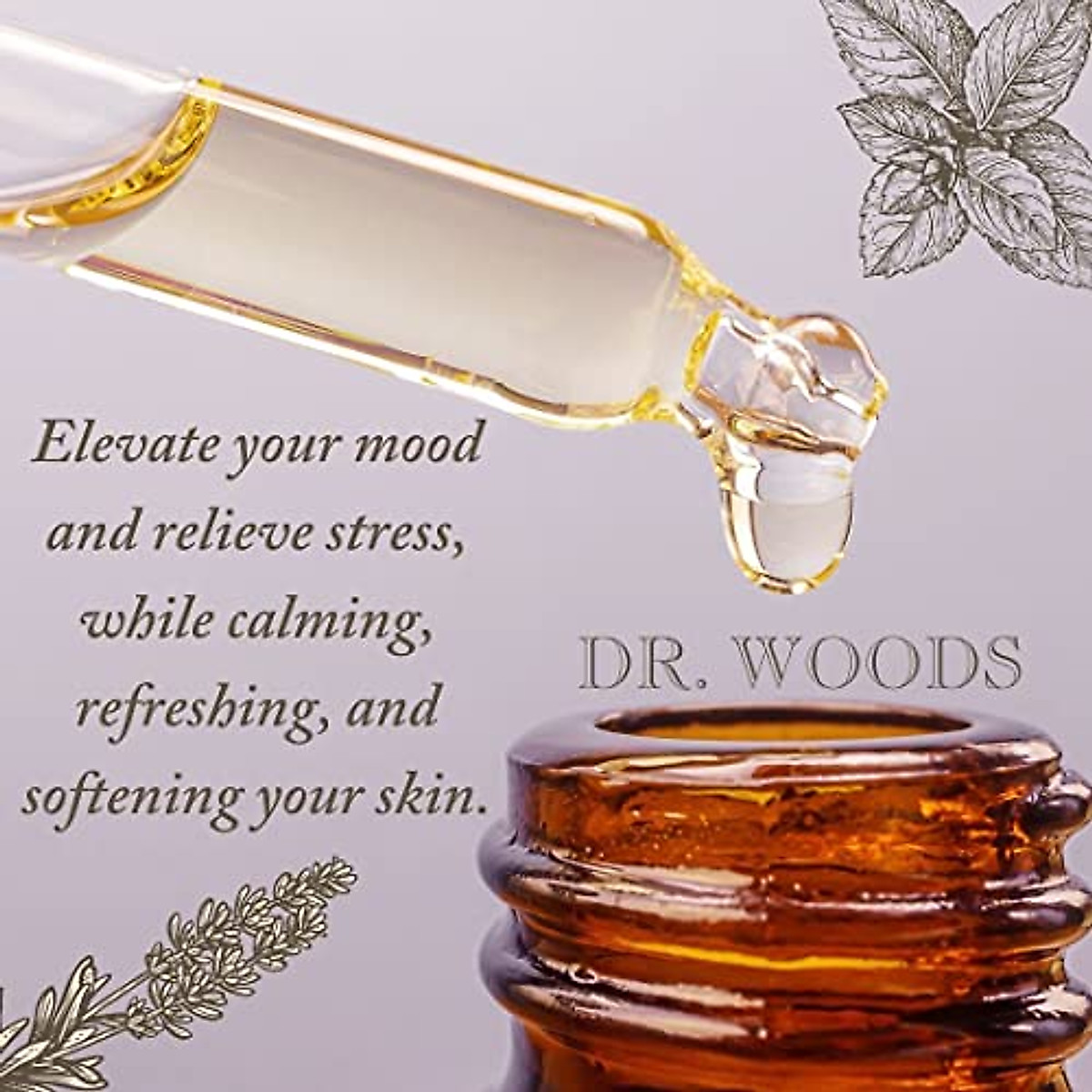 Dr. Woods Peppermint & Lavender Castile Soap, Body Wash with Organic Shea Butter Variety 2 Pack