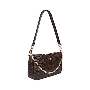 Hidesign Valerie Multi-Purpose Leather Glamor Clutch/Shoulder Bag