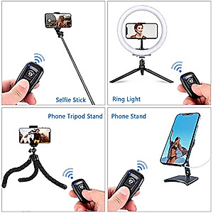 Cellphone Clicker, Camera Remote Control(2 Pack) for Photos & Videos, Wireless Camera Remote Shutter Compatible with iPhone/Android Phone/iPad/Tablets with Adjustable Wrist Strap
