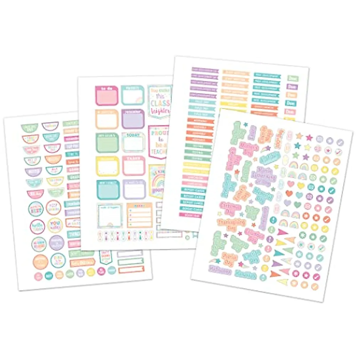 Teacher Created Resources Pastel Pop Lesson Planner 8.5 inches X 11 inches