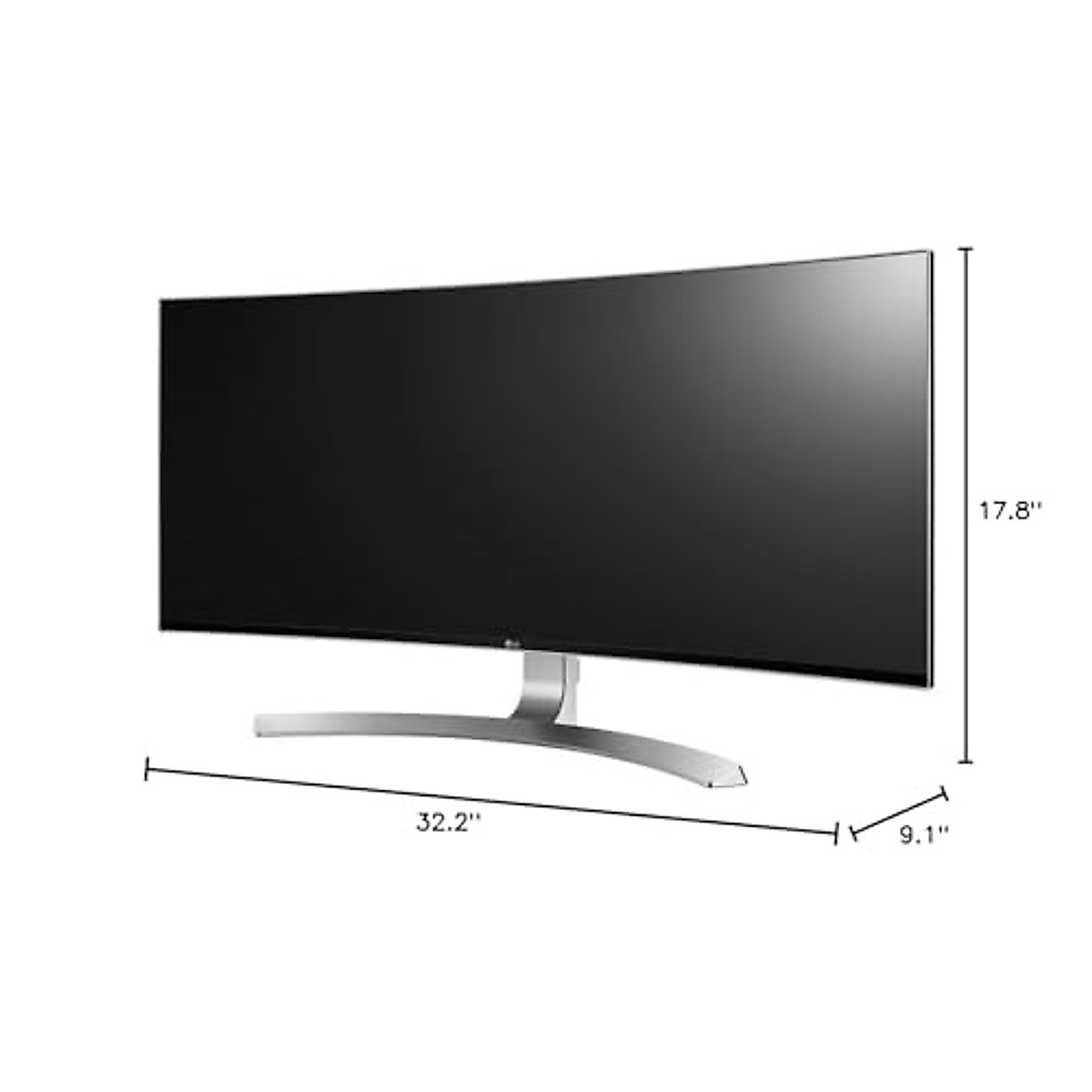 LG 34UC98-W 34-Inch 21:9 Curved UltraWide QHD IPS Monitor with Thunderbolt