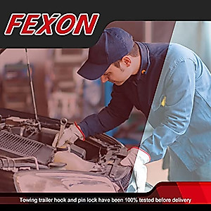 FEXON Tow Towing Trailer Hitch Receiver with Pin Lock Compatible with Land Rover LR3 2005-2009 LR4 2010-2016 Range Rover Sport 2006-2013