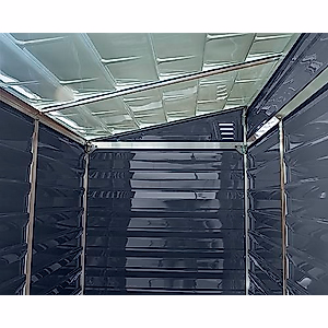 Palram - Canopia Skylight 4' x 6' Lean-to Shed - Gray