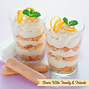 Matilde Vicenzi Vicenzovo Ladyfingers Tray of 12 - Classic Italian Biscuits, Ladyfingers Cookies for Tiramisu - Kosher Dairy Cookies - Italian Pastries for Bakery & Dessert Gifts 7.05 oz(200g), 2Pack