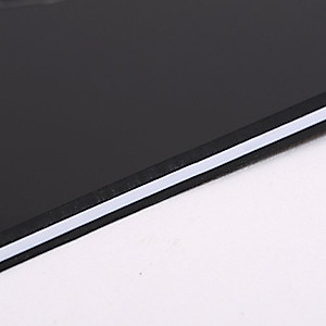 Musiclily LP Rear Control Plate Switch Plate Cavity Cover for USA Les Paul Electric Guitar, 3Ply Black