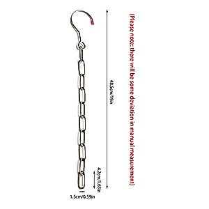 FANWU 10 Pack Magic Space Saving Hangers for Clothes, Metal Closet Hangers Organizer Chains for Closet Wardrobe Closet Organization Closet System, Essentials Hangers Chain for College Dorm Room