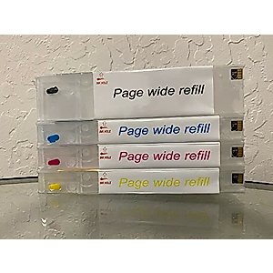 Inkpro Empty Refillable Cartridges for HP 970 970XL 971 971XL OfficeJet Pro X576dw X451dw X476dw X551dw Printer