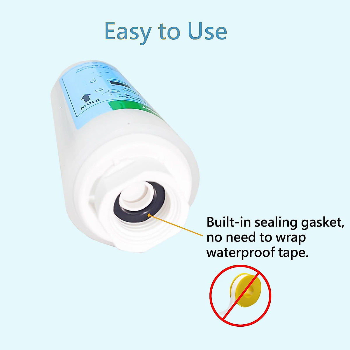 Toilet Bidet Seat Water Filter for Electronic Bidet Seats Filtration Threads Lasts Up to 6 Months