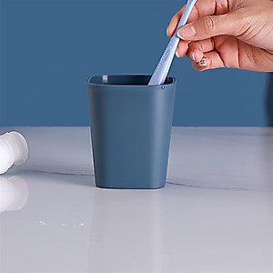 MXIAOXIA Mouthwash Cup Wash Cup Home Brushing Cup Cute Tooth Cylinder Cup Couple Toothbrush Cup Set