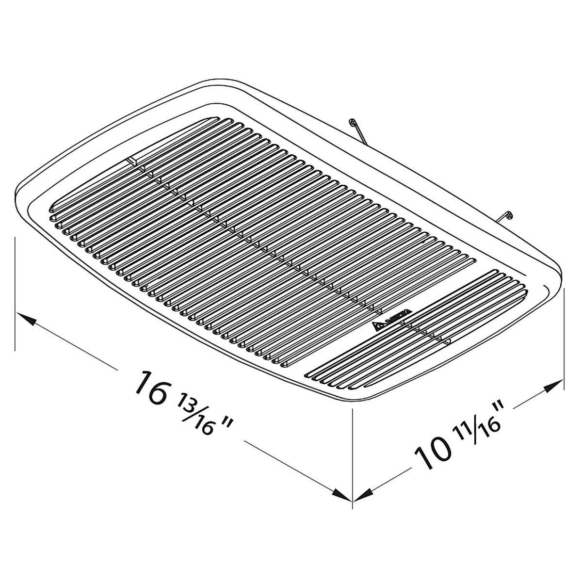 Delta Breez Radiance Exhaust Bathroom Fan 80 CFM Energy Efficient Quiet Operation Brushless Motor with Built-In Thermostat Heater, White