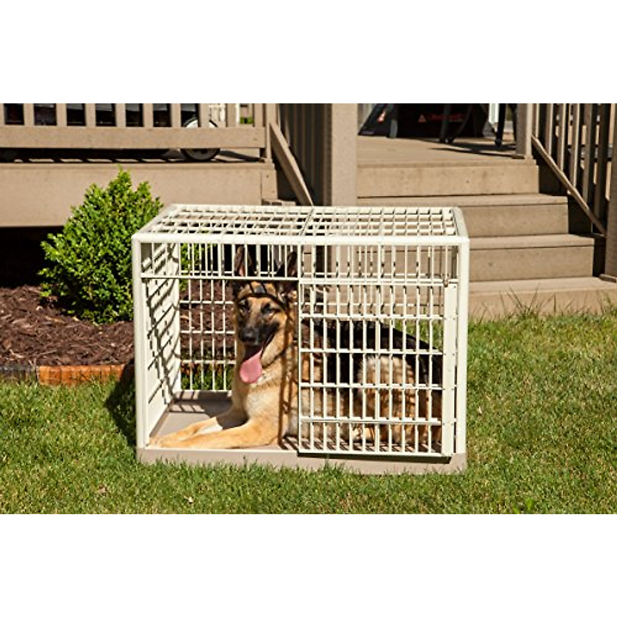 IRIS Plastic Animal Cage, Beige, Small