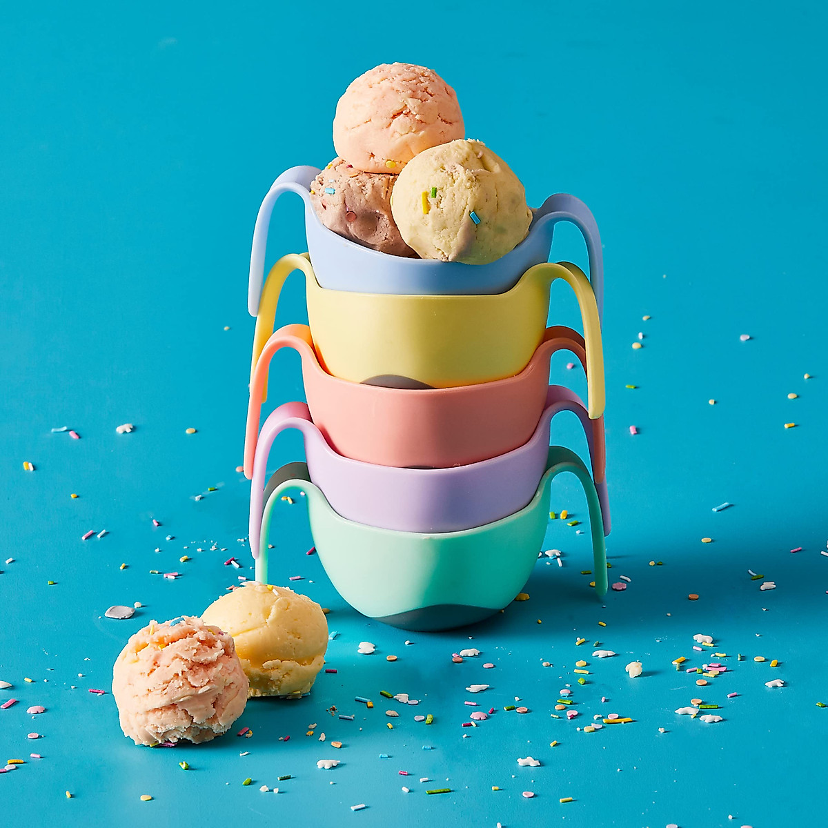 b.box 3 in 1 Toddler Bowl | Includes Straw, Lid & No Spill Snack Insert | Dishwasher & Microwave Safe | BPA Free | Ages 6 mo+ (Ocean Breeze, 8.5 oz)