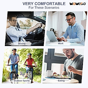WOWOGO 2 Pack No Buckle Belts for Men Women Side Belt Elastic Stretch Adjustable Invisible Belt Fits 1.5 Inch Belt Loops