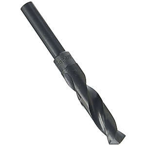 BOSCH BL2171 1-Piece 11/16 In. x 6 In. Fractional Reduced Shank Black Oxide Drill Bit for Applications in Light-Gauge Metal, Wood, Plastic
