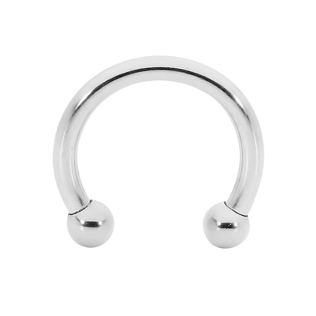 365 Sleepers 20G 18G 16G 14G 12G 10G 8G 6G 4G 2G Surgical Steel 6mm - 22mm Circular Barbell Horseshoe Nose Nipple Tragus Ring Earring Body Piercing Jewelry