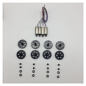 XUCHIL SG700 S169 SG700-D Drone RC Quadcopter Spare Parts Fold Wing Arm Include Gears LED Axis Motor Set Upgrade Bearing Etc Part Kit (Color : 816 Version motor-13, Size : .)