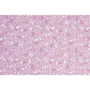 iEFUN 6PCS 20" x 22", 100% Cotton Fat Quarters Fabric Bundles, Quilting Fabric for Sewing Crafting (Floral A)