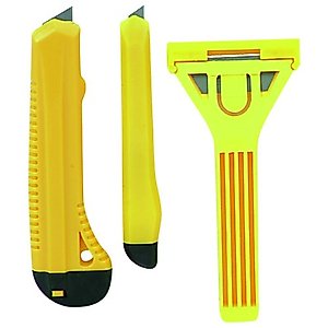 3 Piece Scraper and Utility Knife Set