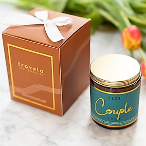 Best Couple Ever Candle, Soy Wax, Lavender |Gift for Christmas-Thank You Gift,Gift for Friends Family Romantic Couple Gifts Candles for Birthday, or Anniversary