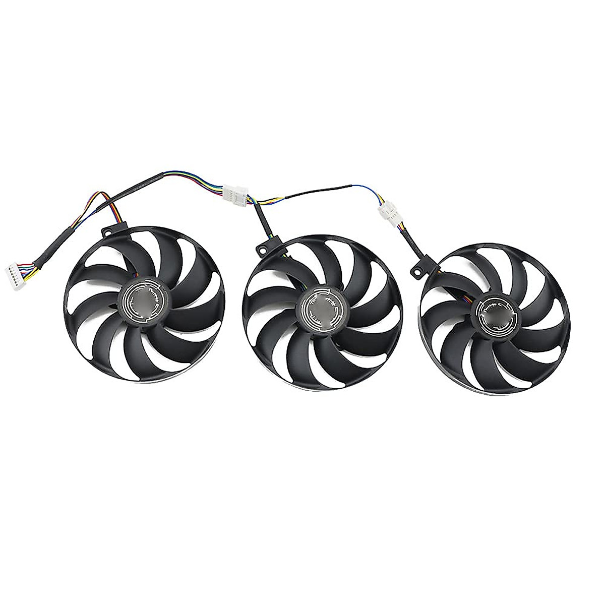 CCVA T129215SU 7Pin GPU Card Cooler Fans for ASUS ROG StrixGeForce RTX 2060 2080 2080 Ti or RX 5600 XT RX 5700XT Fan 1 Set
