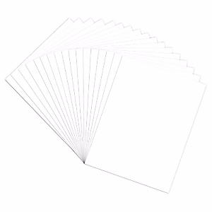 15 Sheets White Cardstock 8.5 x 11, 250gsm/92lb Thick Paper Cardstock Paper for Invitations, Crafts, Card Making, Printing, Wedding, Drawing, Scrapbook Supplies