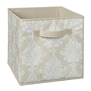 ClosetMaid 1841 Cubeicals Fabric Drawer, Natural Damask