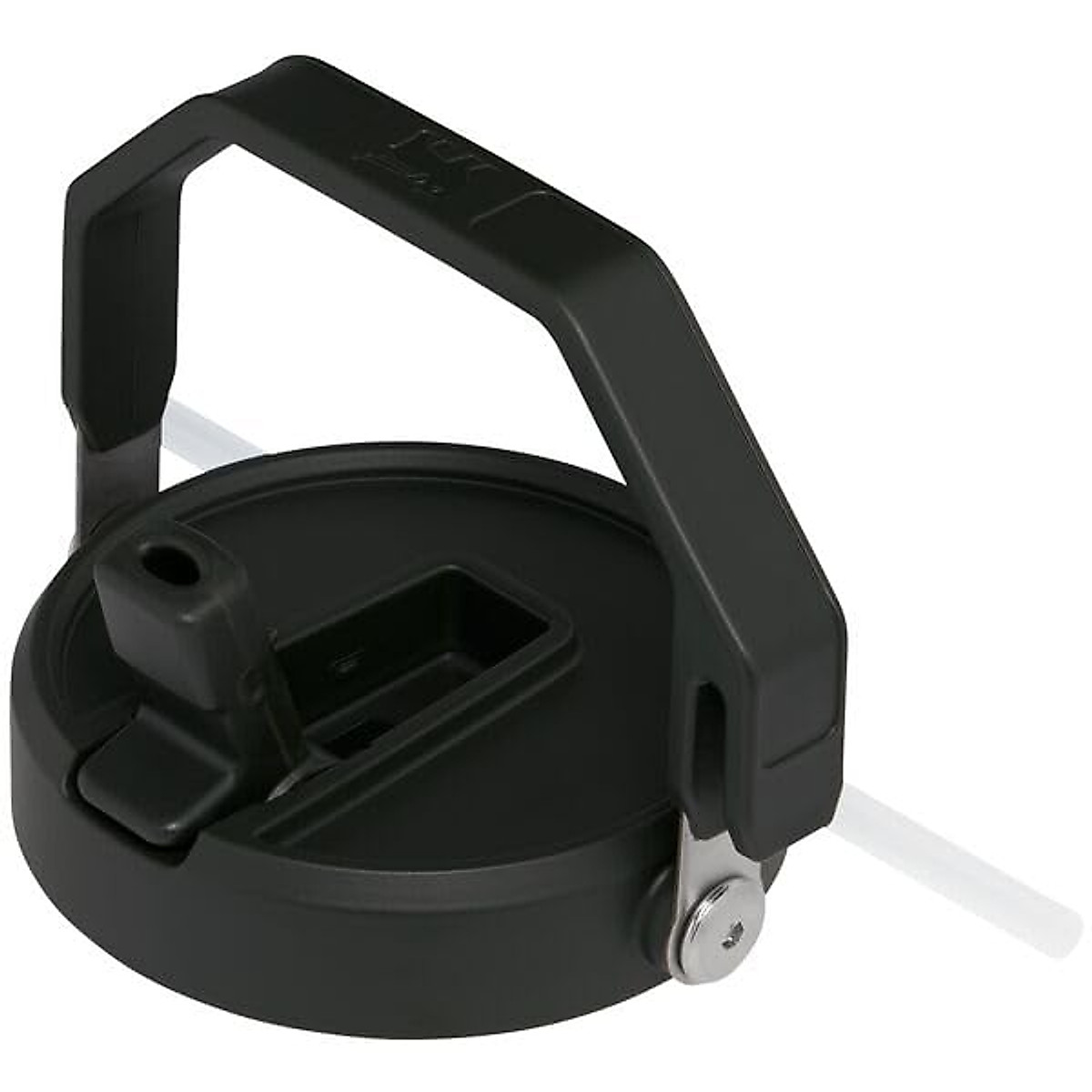 Stanley IceFlow Flip Straw Jug with Handle 96 oz| Twist On Lid and Flip Up Straw | Leak Resistant for Travel and Sports | Insulated Stainless Steel | BPA-Free | Charcoal