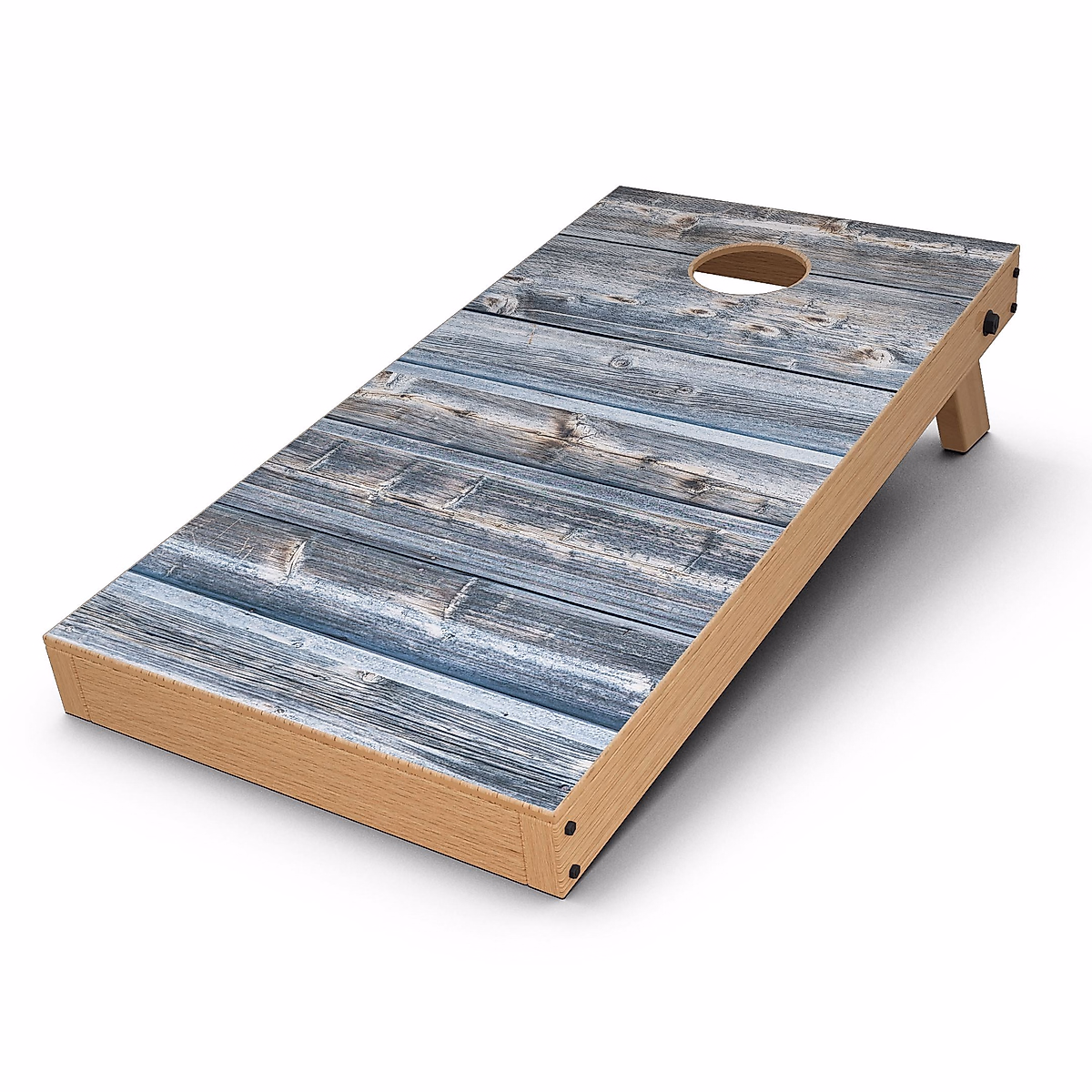 Design Skinz Wood Skin Set for Cornhole (Skin Only) - Vertical Planks of Wood