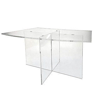 OnDisplay Cross Tier Acrylic Display Rack/Stand - Clear Food Display Stage (11" Height)