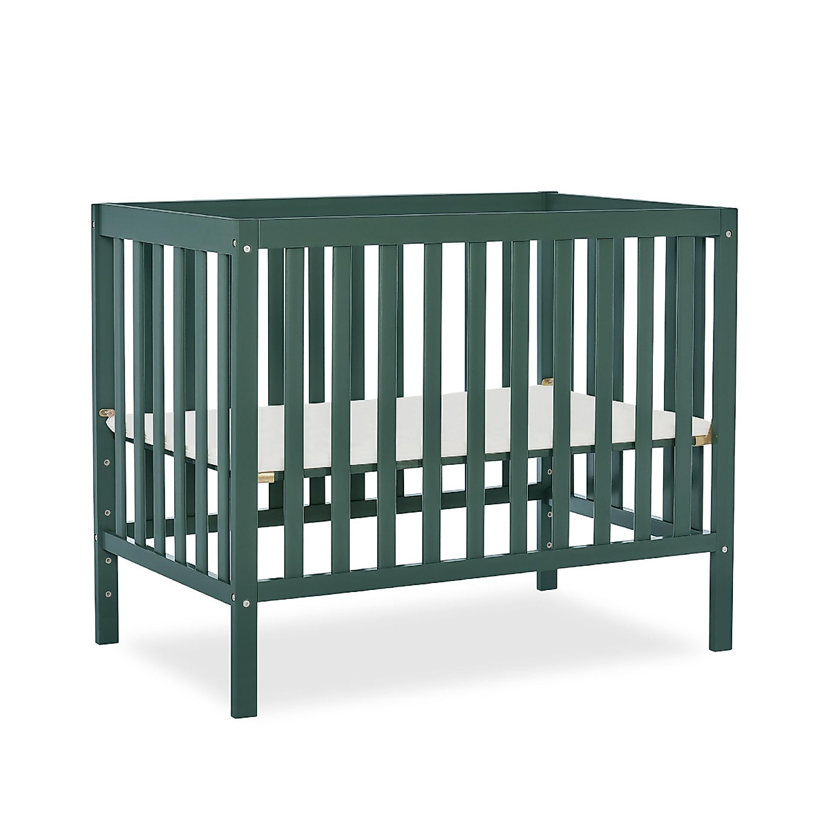 Dream On Me, Edgewood 4-in-1 Convertible Mini Crib, Olive