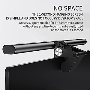 XINBAOHONG Screenbar E-Reading LED Computer Monitor Light Task Lamp, Gaming Lights, USB Powered Office Lamp with Backlight, Adjustable Brightness/Color Temperature Reading Light