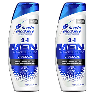 Head & Shoulders Charcoal 2-in-1 Shampoo and Conditioner 12.8 fl oz, Twin Pack