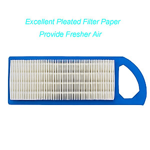 HEYZLASS 2 Pack 698083 697153 Air Filters with Pre Filter, Compatible with John Deere GY20573 Craftsman Lawn Mower Air Filter