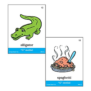 Super Duper Publications | Articulation G Sound Fun Deck | Vocabulary and Language Development Flash Cards | Educational Learning Materials for Children