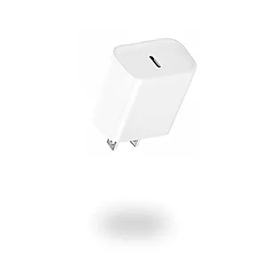 USB-C Fast Charger Block for iPhone Charger Block, Apple Watch Charger Block, iPad Charger Block, GKW 20w Charging Block/Box/Cube/Brick, White 1-Pack (Cable not Included)