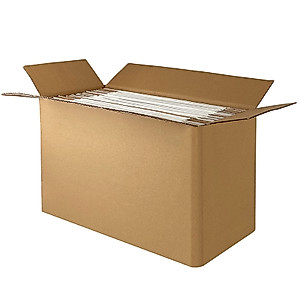 RLAVBL 12x9x3 Inches Shipping Boxes Set of 20, White Corrugated Cardboard Box, Mailer Boxes for Packing Small Business