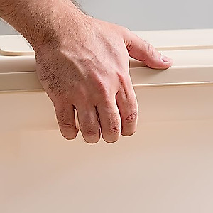 IRIS USA 42Lbs/55Qt Airtight Pet Food Container with Attachable Casters