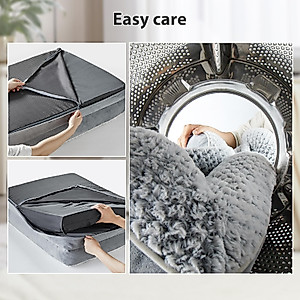 LEXTRO Orthopedic Large Dog Bed, Sofa Dog Bed Large Sized Dog with Egg Crate Foam, Large Dog Bed with Removable Washable Pillow Cover, Waterproof Dog Couch Bed with Anti-Slip Bottom, PET Bed