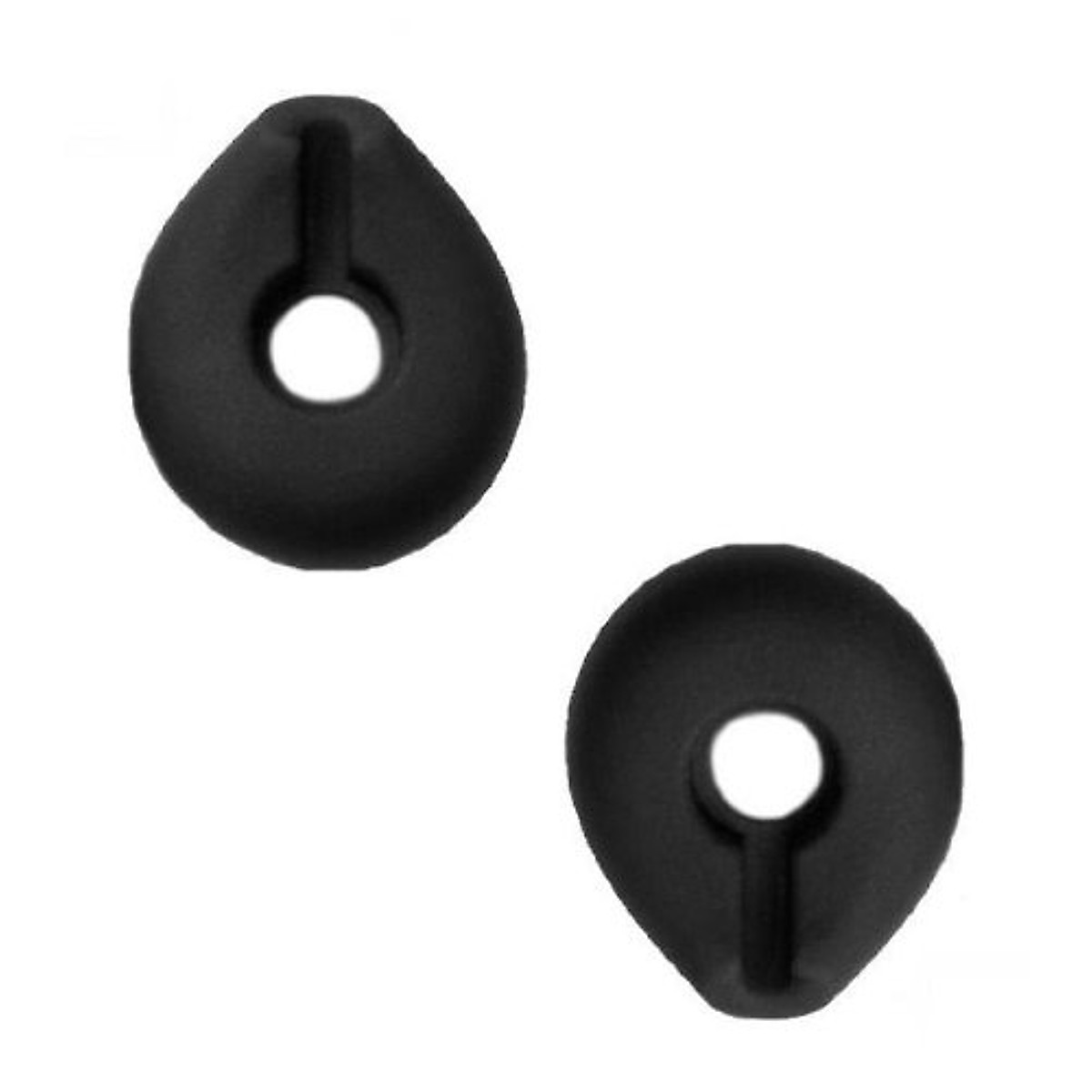 2 Standard Black Ear Buds Compatible with Blueant Q3 Q2 Q1 Rugged T1 Blue Ant Q-3 Q-2 Q-1 T-1 Headset Ear Gels Tips Stabilizers Eargels Earbuds Eartips Earstabilizers Replacement