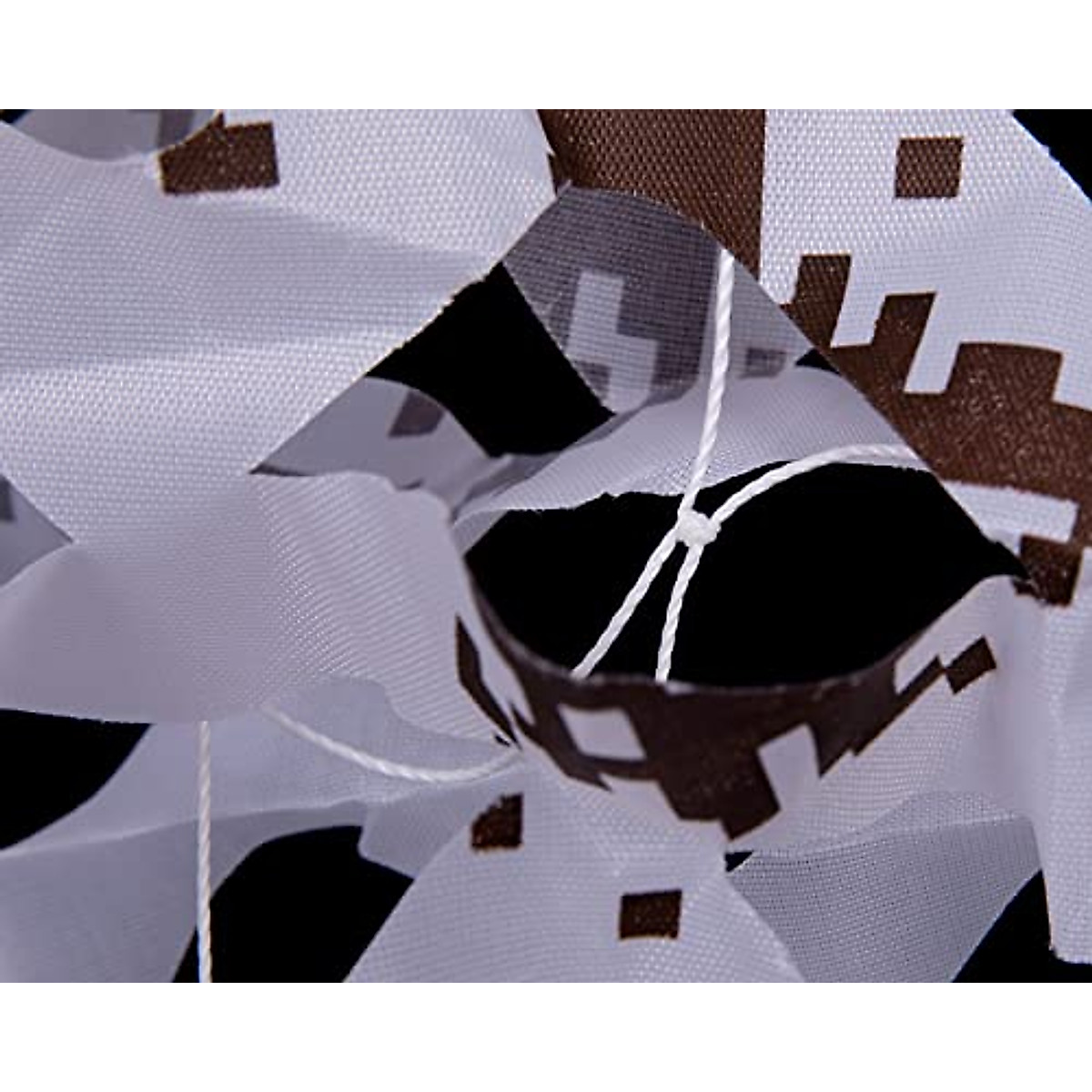 Ginsco 6.5ft x 20ft 2mx6m Snow Gound Netting Woodland Camouflage Net for Sunshade Camping Military Hunting Shooting Blind Watching Hide Party Decorations