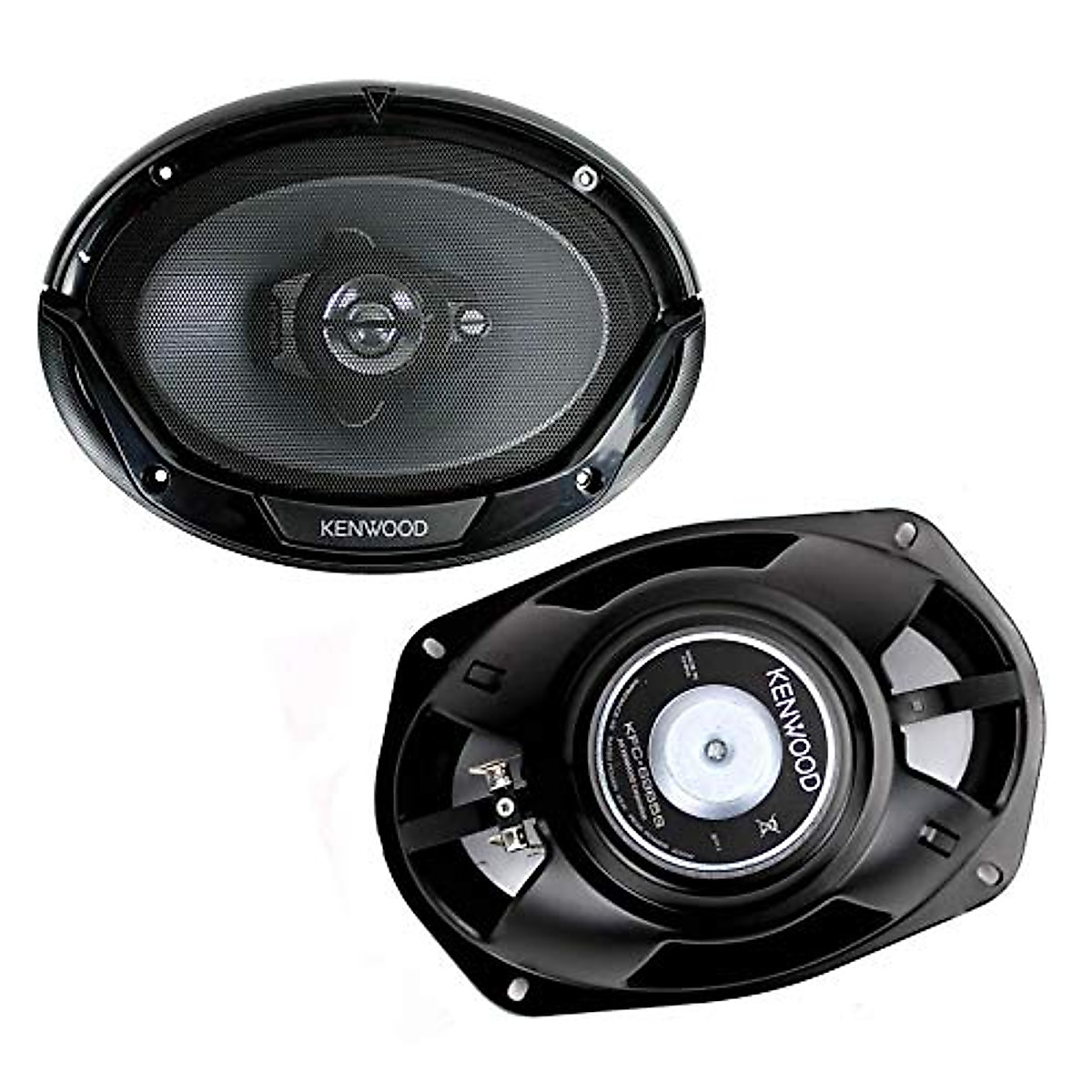 Kenwood KFC-1665S + KFC-6965S 6.5" 300W 2-Way Plus (2) 6x9 400W 3-Way Car Speakers