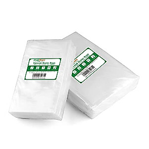 MakMeFre100 Count Vacuum Sealer Bags 50 Each Size Quart 8" x 12" and Gallon 11" x 16"for Food,BPA Free,Heavy Duty,Sous Vide Vaccume Safe,Universal Design Pre-Cut Vacuum Seal Bags