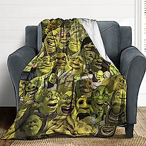 NiYoung Easter Gift Funny Cartoon Blankets Soft and Comfortable,Ultra-Soft Micro Fleece Blanket,for Bed Or Sofa,All Season Throw Blankets (Color 5, 40x50 '')