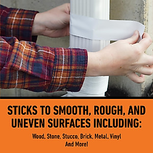 Gorilla Tape, White Duct Tape, 1.88" x 30 yd, White, (Pack of 2)