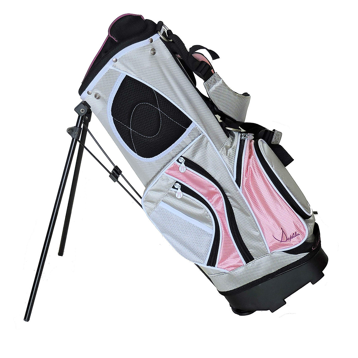 Sephlin - Lady Jayde Pink Girls Left Handed 7 Pieces Golf Club Set & Golf Bag Ages 6-10 2.0