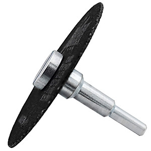 Shark Welding USA PN-26-6M Die Grinder Cut-Off Wheel and Mandrel Kit, 3-Inch x 1/32" x 3/8” Shark Type-1 Double-Reinforced Thin Wheels, 54 Grit (6 Cutting Discs and 1 Mandrel)