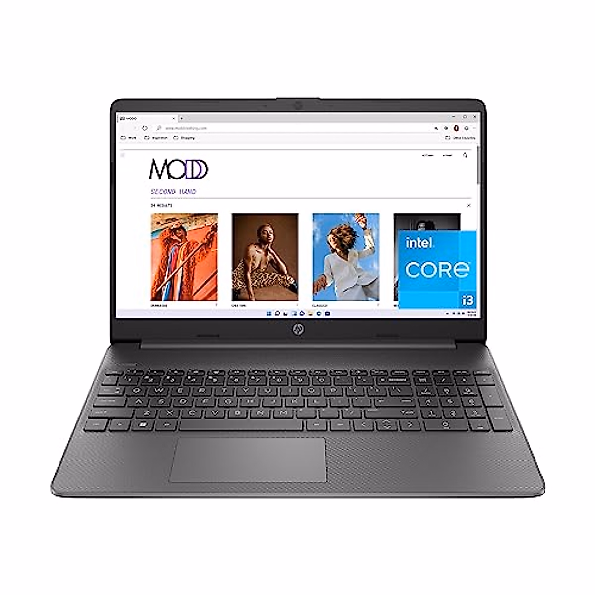 HP 15 inch Laptop, FHD Display, Intel Core i3-1215U, 8 GB RAM, 128 GB SSD, Intel UHD Graphics, Windows 11 Home in S Mode, 15-dy5599nr (2023)